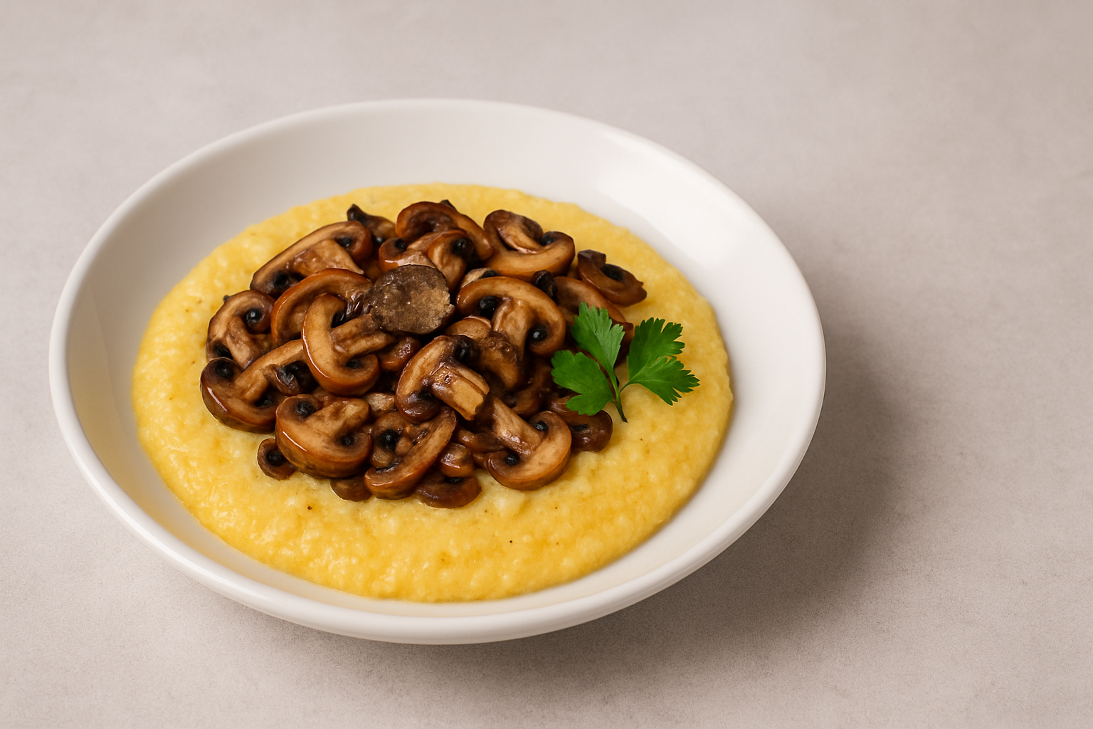 Northern Italian Truffle Polenta with Wild Mushrooms – Nutri-Stahl