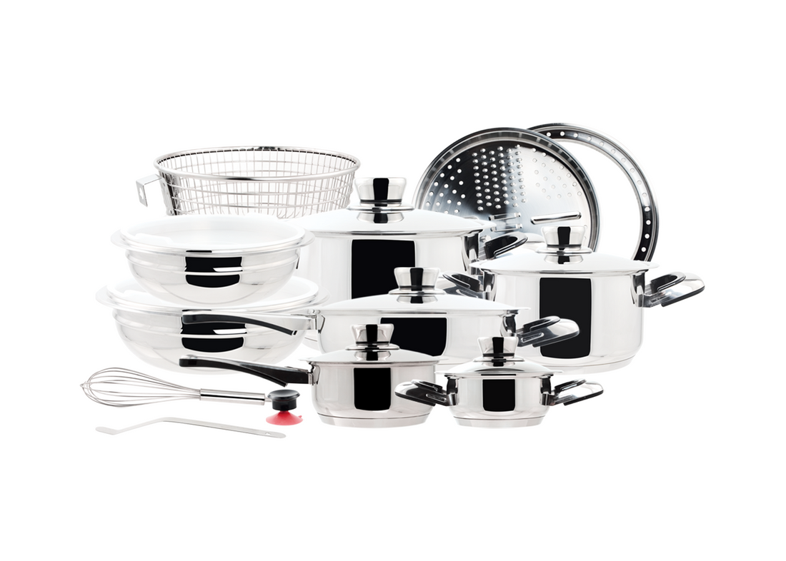 22 Piece Cookware Set – Nutri-Stahl